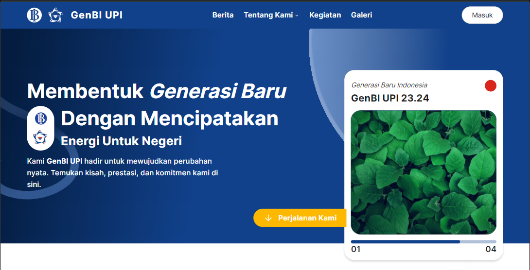 Tentang GenBI | GenBI UPI